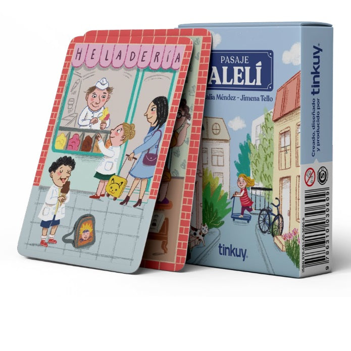 Pasaje Alelí. Juego de cartas – Abrecuentos